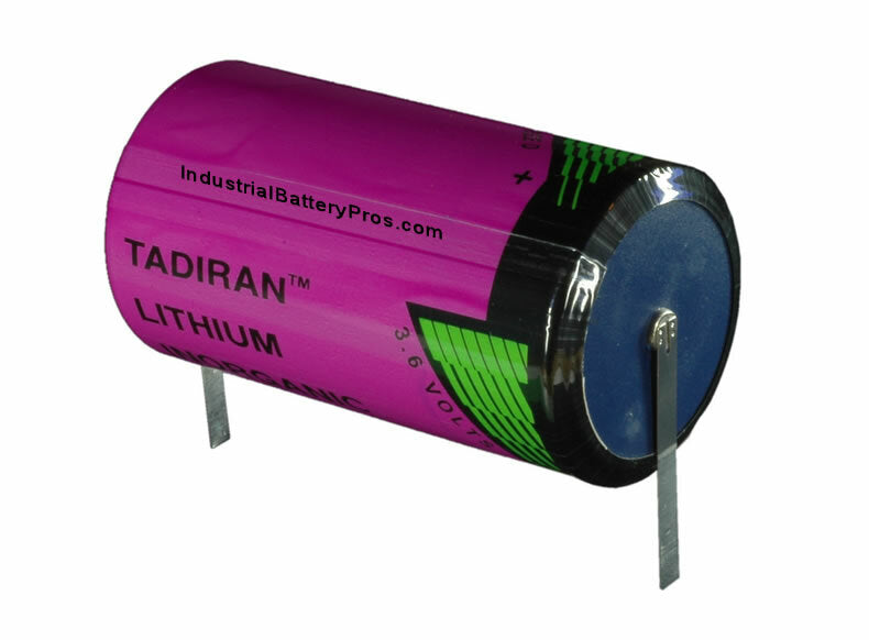 Tadiran 3.6V D Size 19Ah Lithium Battery with Pins [TL-5930/T] — Power ...